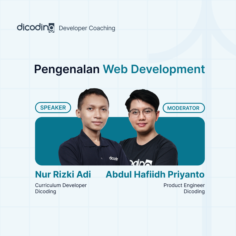 Dicoding Developer Coaching Front End Web Pengenalan Web