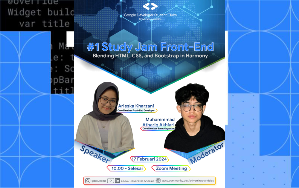 #1 Study Jam Front-End: Blending HTML, CSS, and Bootstrap in Harmony - Dicoding Indonesia