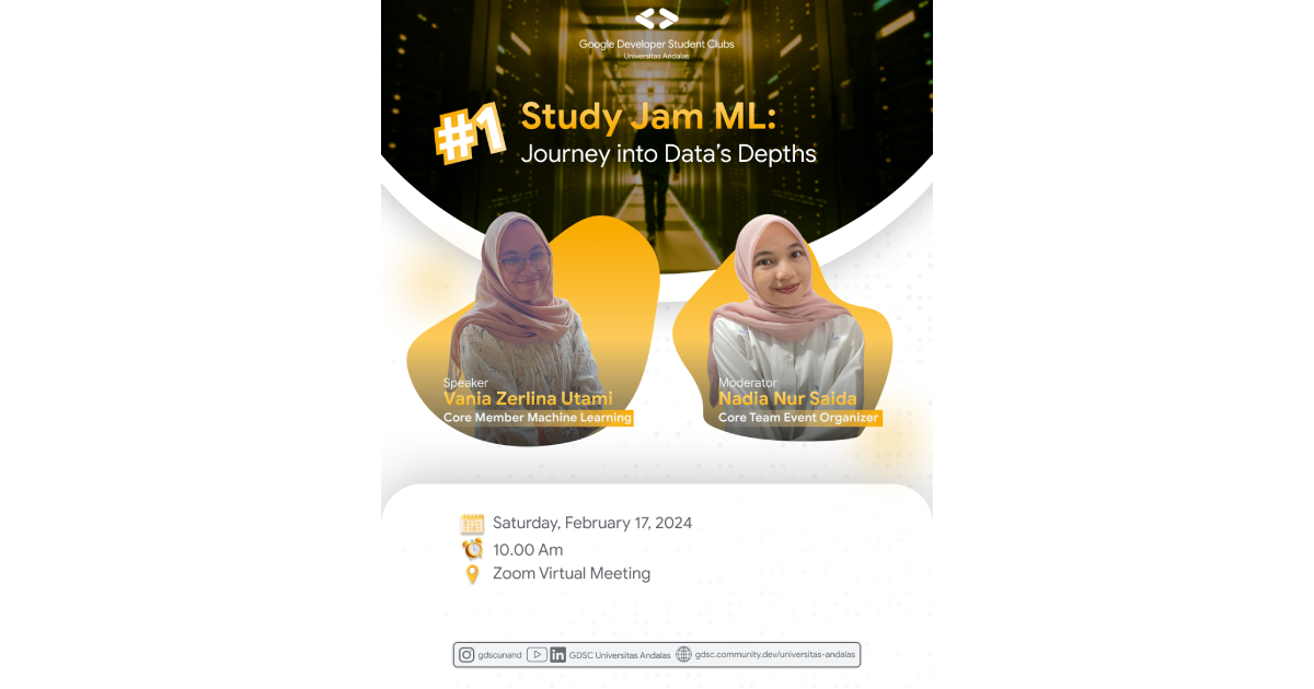#1 Study Jam Machine Learning: Journey Into Data’s Depths - Dicoding Indonesia