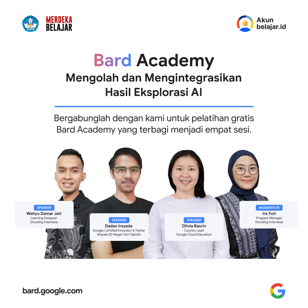 Bard Academy Sesi 4: Mengolah dan Mengintegrasikan Hasil Eksplorasi AI ...