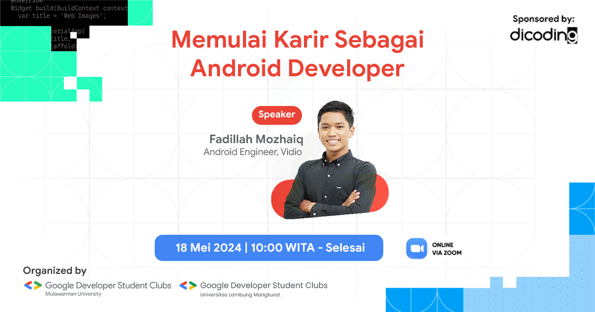 Career Session Android: Memulai Karir Sebagai Android Developer - Dicoding Indonesia