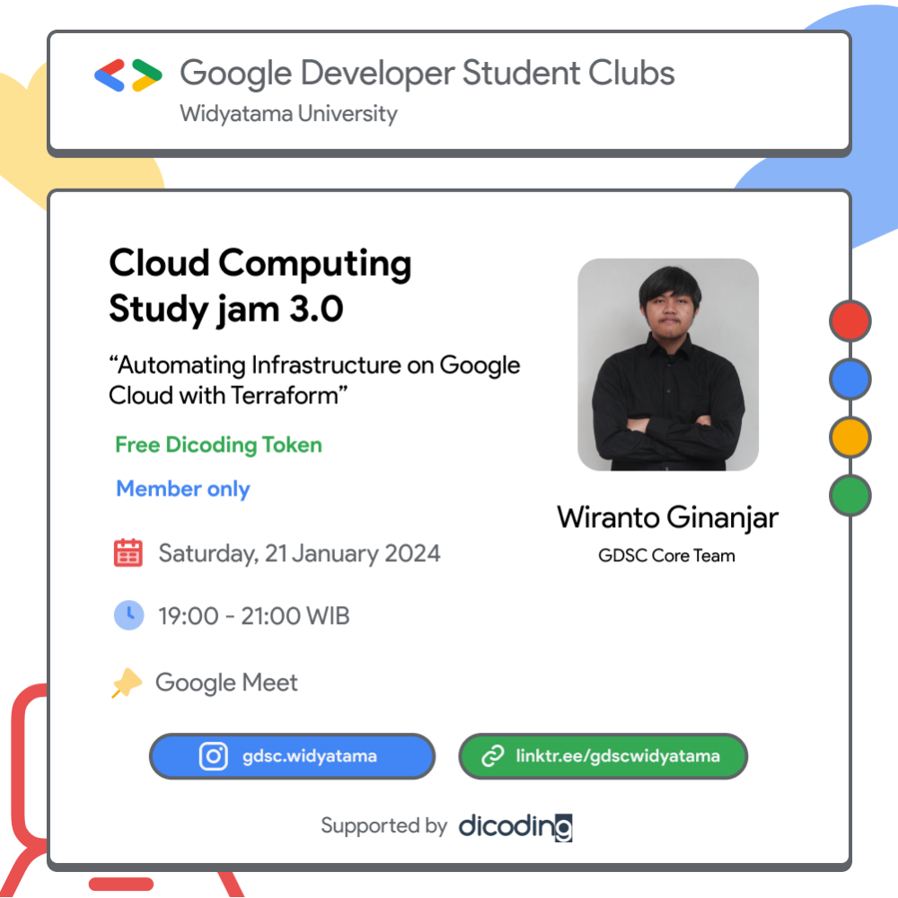 Cloud Computing Study Jam 3.0 : Automating Infrastructure on Google Cloud with Terraform ...