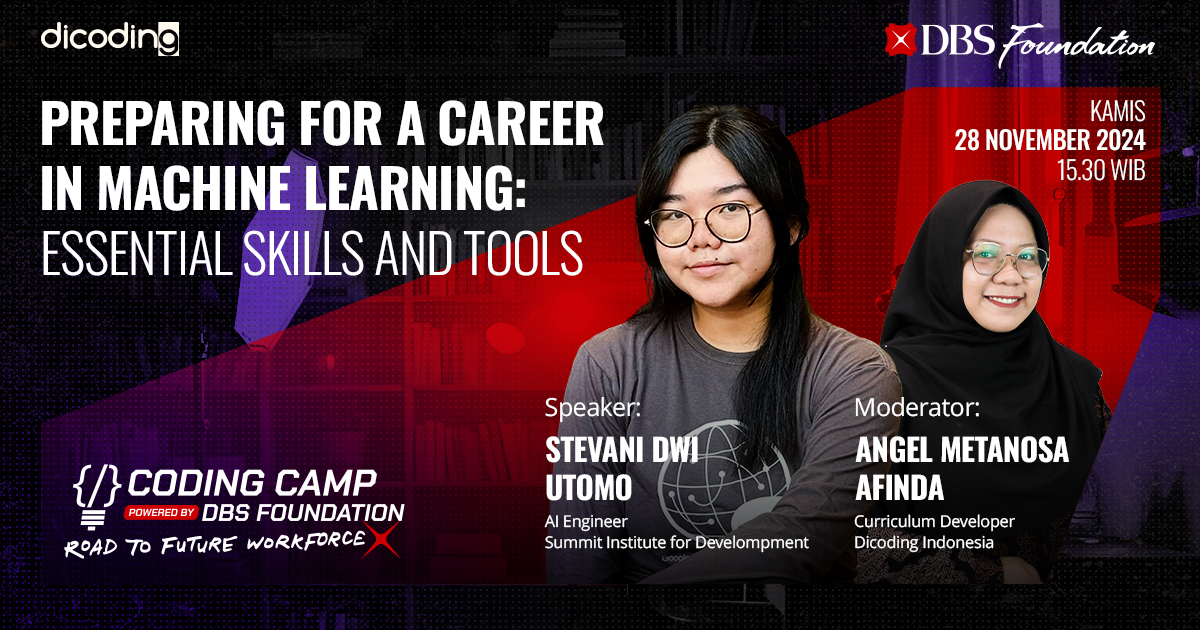 Coding Camp powered by DBS Foundation - Live Session 2: Preparing for a Career in Machine ...