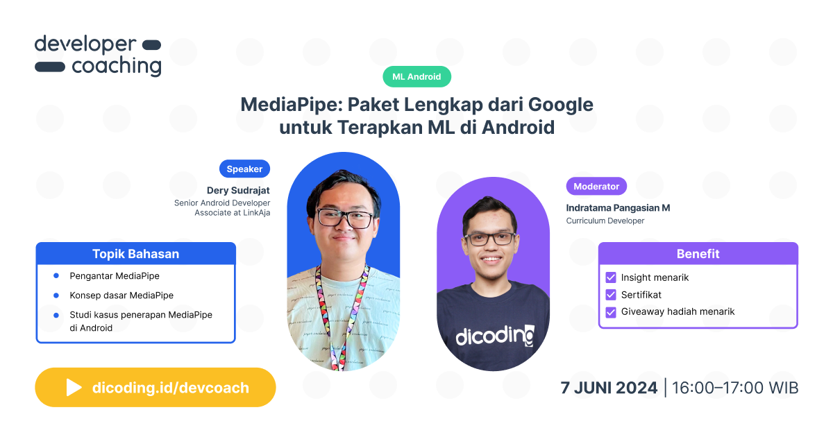 DevCoach 154 : ML Android | MediaPipe: Paket Lengkap dari Google untuk Terapkan ML di Android ...