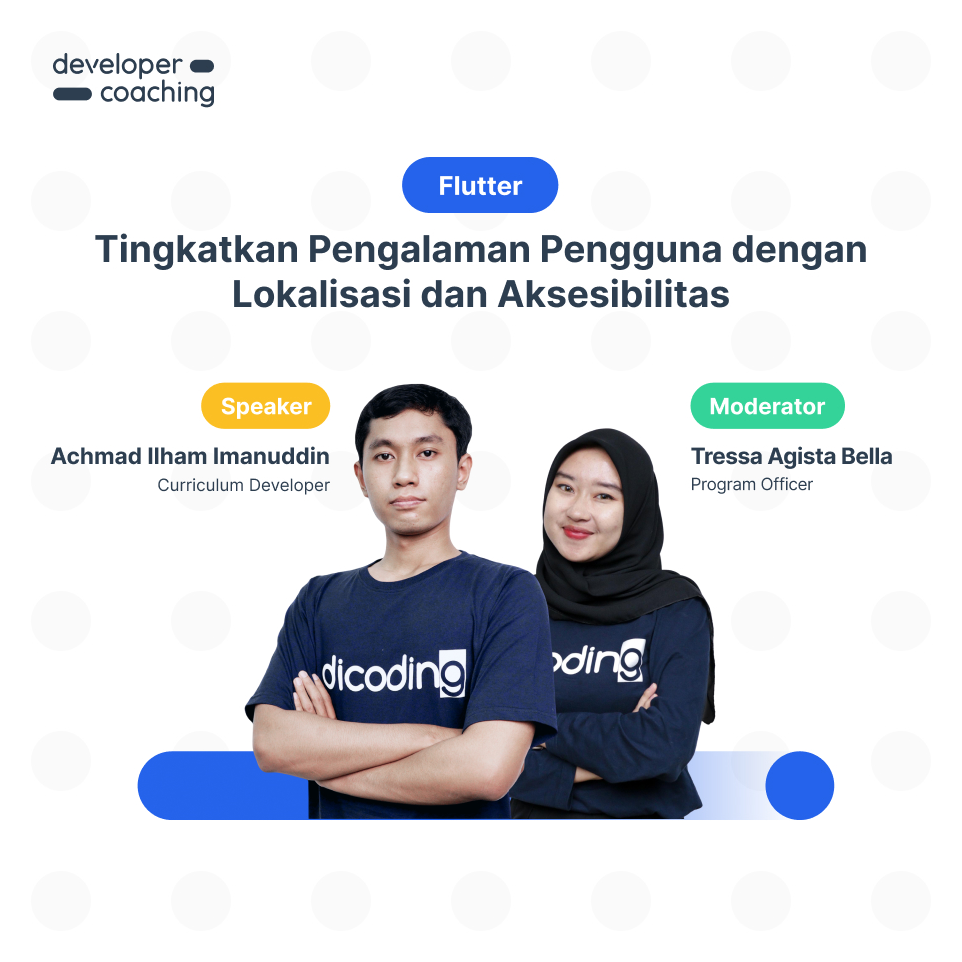 DevCoach 172: Flutter | Tingkatkan Pengalaman Pengguna dengan Lokalisasi dan Aksesibilitas ...