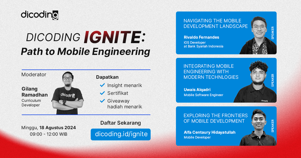 Dicoding Ignite: Path to Mobile Engineering - Dicoding Indonesia