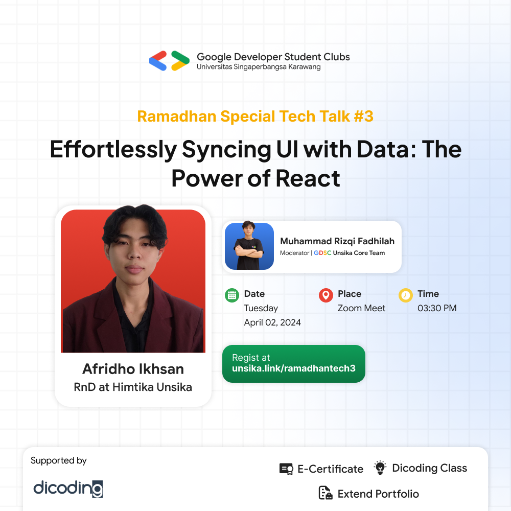 Effortlessly Syncing UI with Data: The Power of React - Dicoding Indonesia