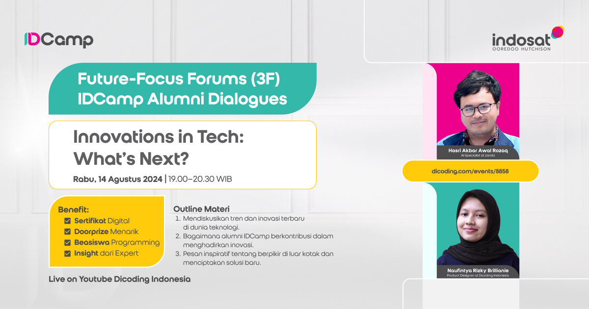 IDCamp Alumni Dialogue #6 - Innovations in Tech: What's Next ...