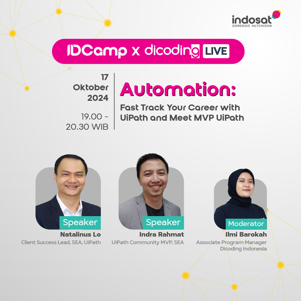 IDCamp x Dicoding Live #2 - Automation: Fast Track Your Career with ...