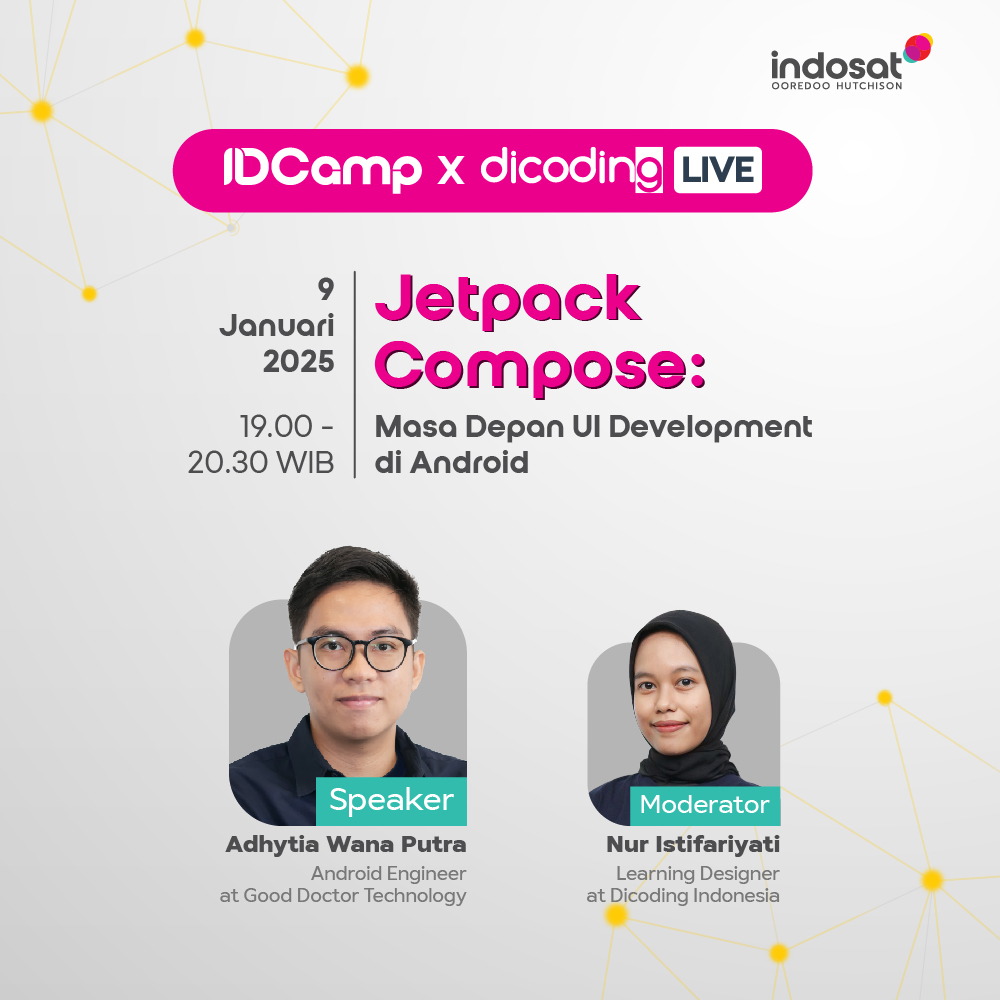 IDCamp x Dicoding Live #5 - Jetpack Compose: Masa Depan UI Development di Android - Dicoding ...