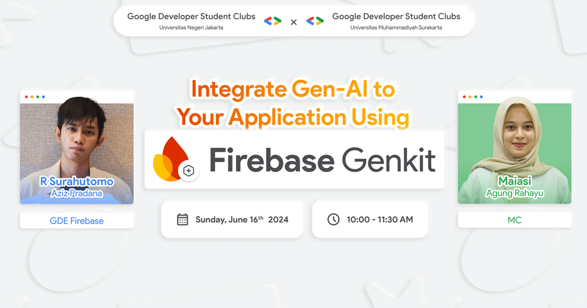 Integrate Gen Ai To Your Application Using Firebase Genkit Dicoding Indonesia