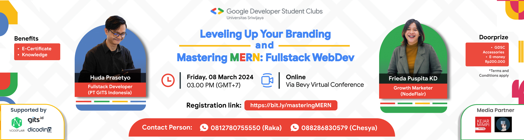 Leveling Up your Branding and Mastering MERN: Full Stack Web Development - Dicoding Indonesia