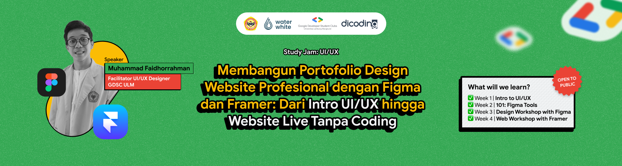 Membangun Portofolio Design Website Profesional dengan Figma dan Framer: Dari Intro UI/UX hingga ...