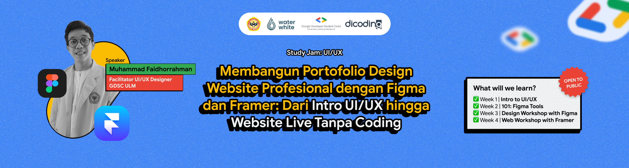 Membangun Portofolio Design Website Profesional dengan Figma dan Framer: Dari Intro UI/UX hingga ...
