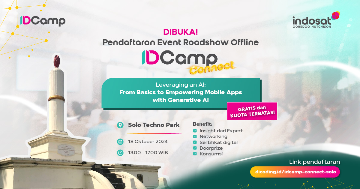 [Offline] IDCamp Connect Roadshow - Solo - Dicoding Indonesia