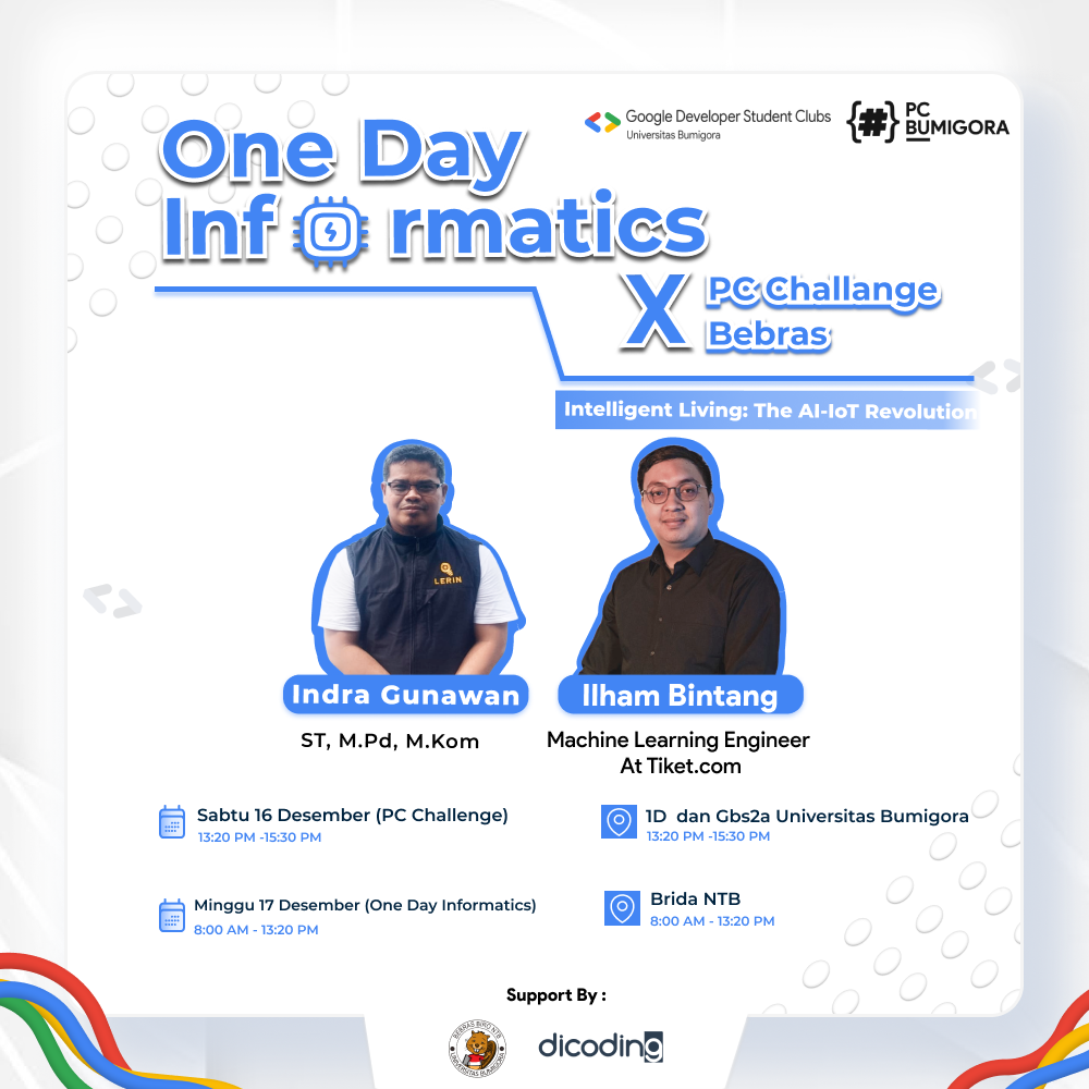 One Day Informatic - Intelligent Living : The AI-IOT Revolution ...