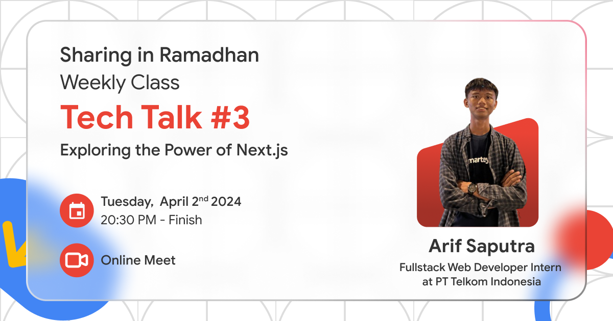 Sharing in Ramadhan Tech Talk #3 - Dicoding Indonesia