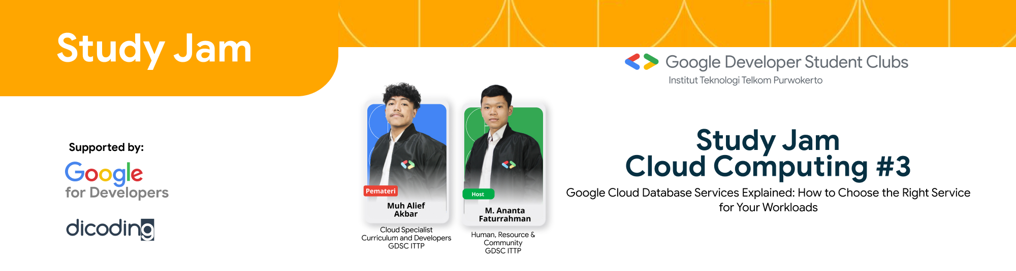 STUDY JAM CLOUD #5 “Google Cloud Database Services Explained: How to Choose the Right Service ...