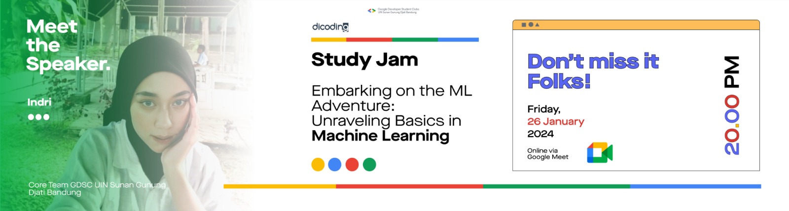 Study Jam - Embarking on the ML Adventure: Unraveling Basics in Machine Learning - Dicoding ...