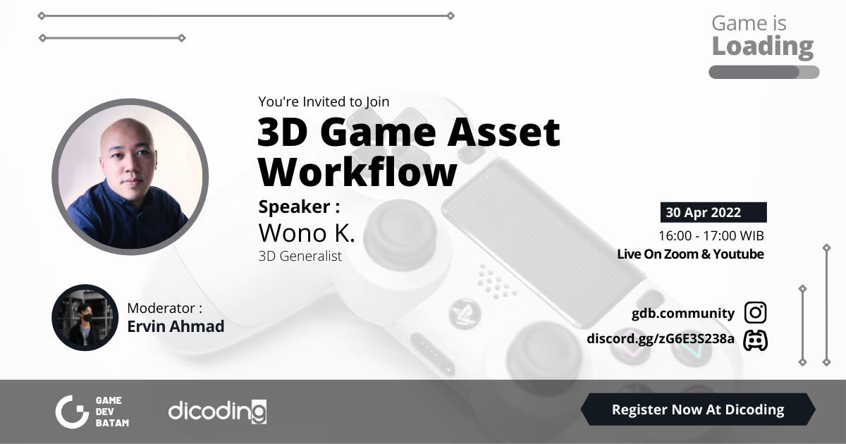 3D Game Asset Workflow - Dicoding Indonesia