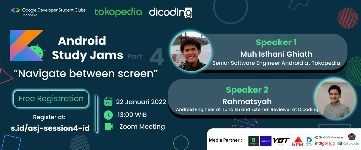 Android Study Jam: “Navigate between screen” - Dicoding Indonesia