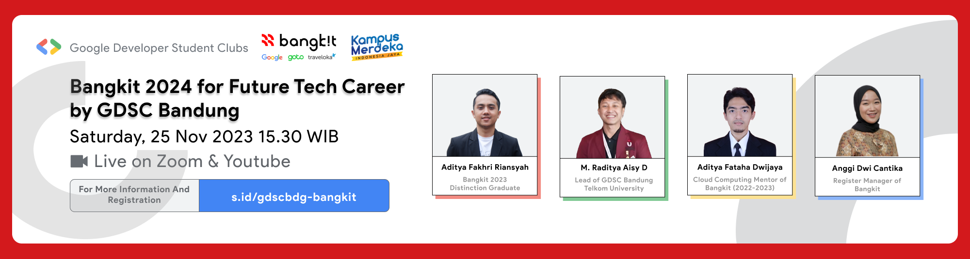 Bangkit 2024 for Future Tech Career by GDSC Bandung - Dicoding Indonesia