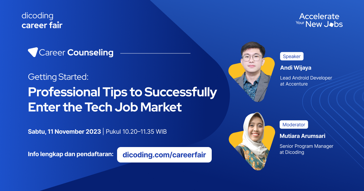 Career Counseling #1 - Getting Started: Professional Tips to Successfully Enter the Tech Job ...