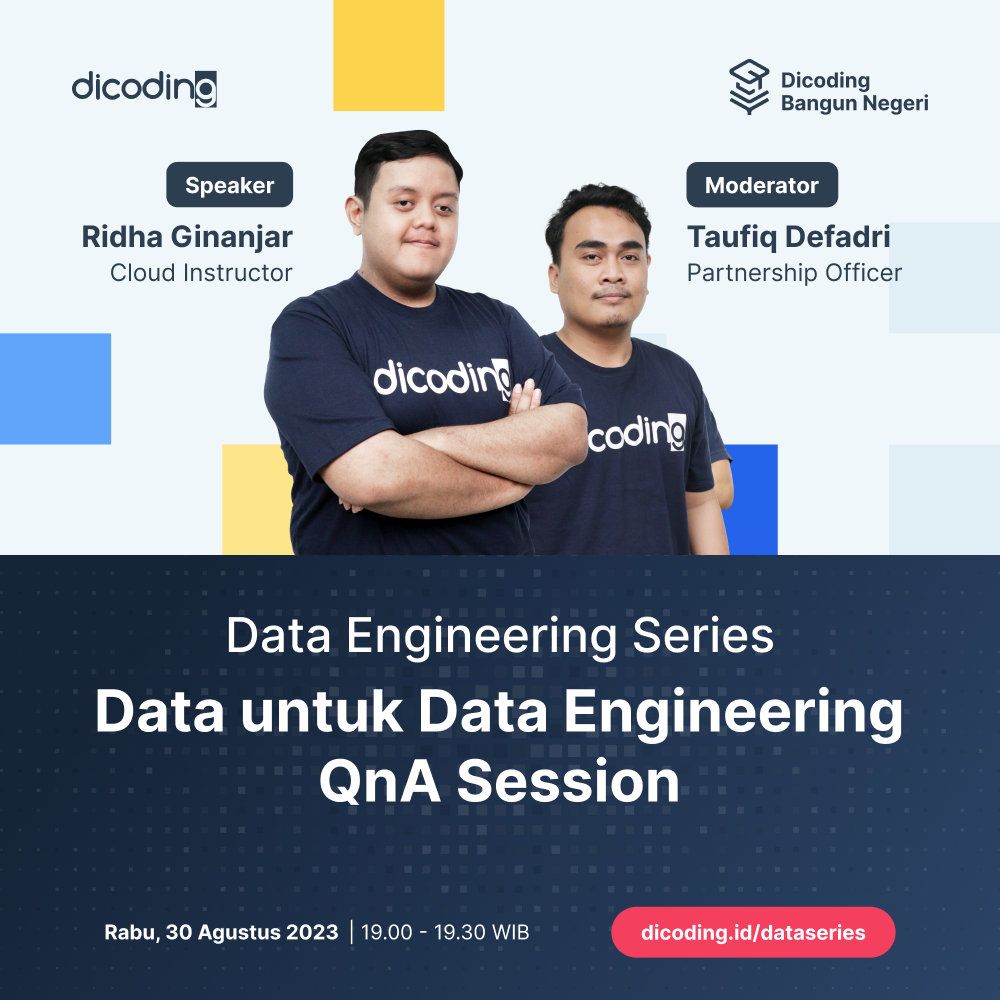 Data Engineering Series #2 : Data untuk Data Engineering | QnA Session - Dicoding Indonesia