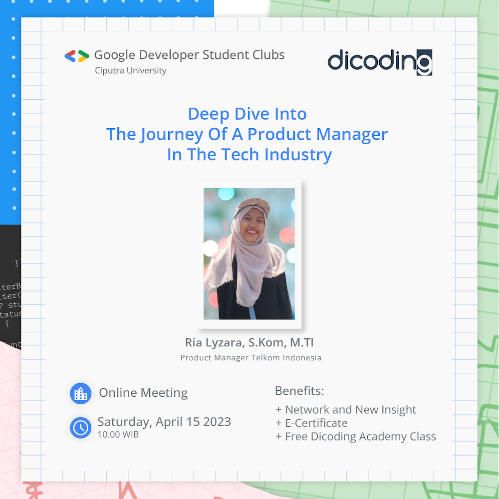 Deep Dive into the Journey of a Product Manager in the Tech Industry - Dicoding Indonesia