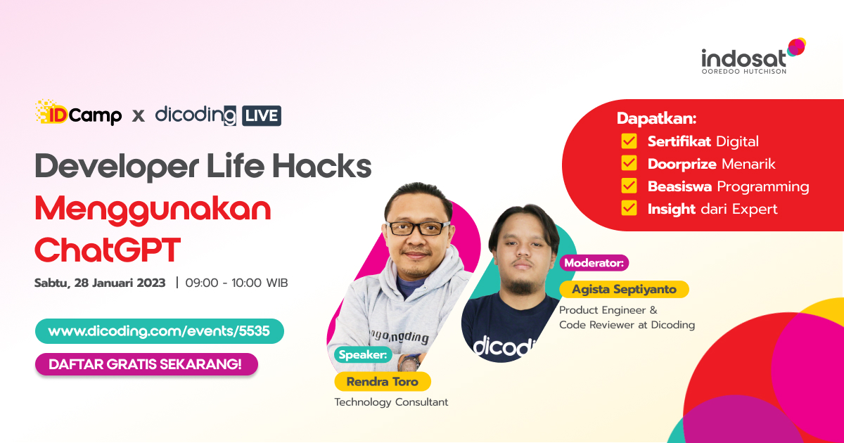 Developer Life Hacks Menggunakan ChatGPT - Dicoding Indonesia