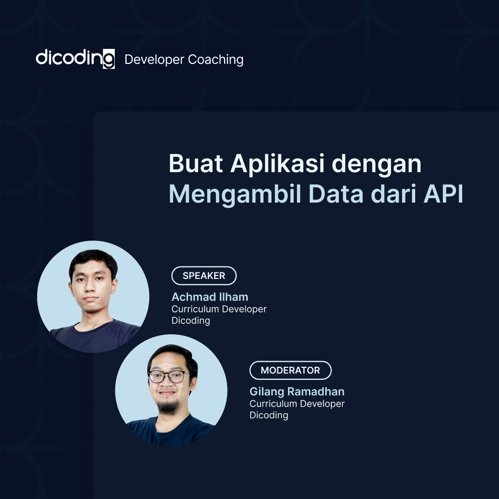 Dicoding Developer Coaching #57: Flutter | Buat Aplikasi dengan Mengambil Data dari API ...