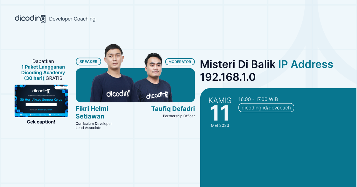Dicoding Developer Coaching #88 : DevOps | Misteri Di Balik IP Address ...