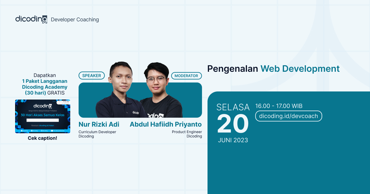 Dicoding Developer Coaching #93: Front-End Web | Pengenalan Web ...
