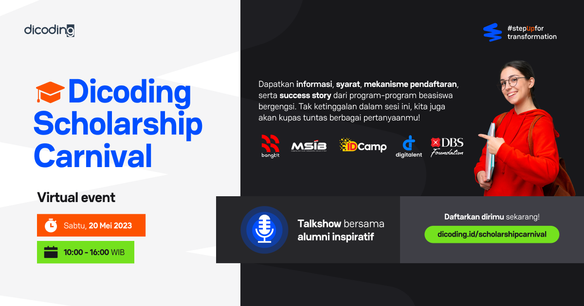 Dicoding Scholarship Carnival - Dicoding Indonesia