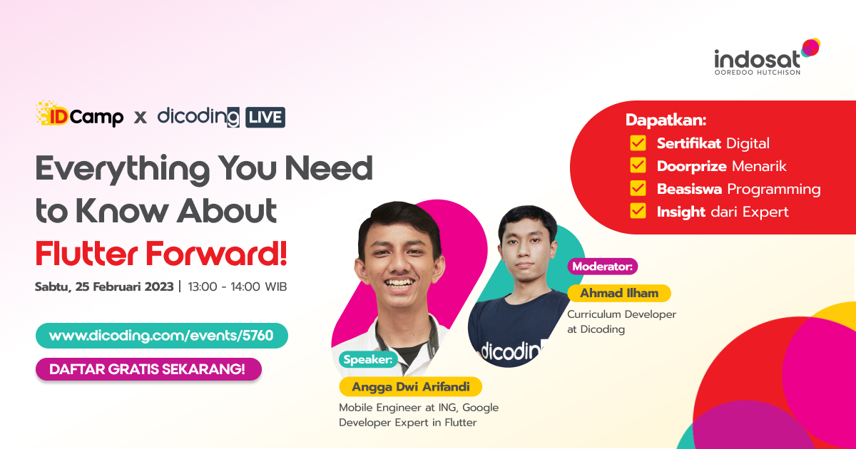 Everything You Need to know About Flutter Forward! - Dicoding Indonesia