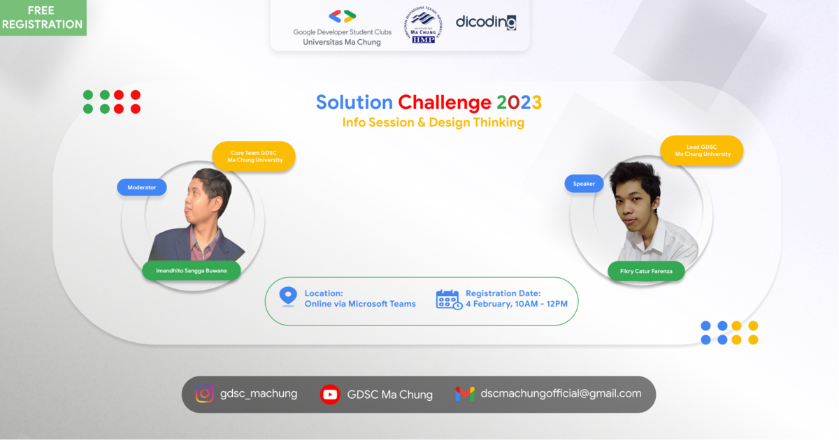 Google Solution Challenge 2023: Info Session & Design Thinking ...