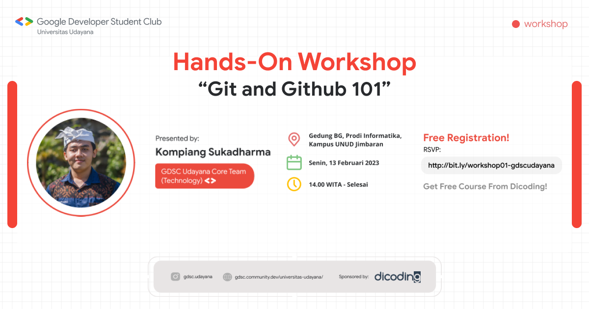 Hands-On Workshop:: Gti and Github 101 - Dicoding Indonesia