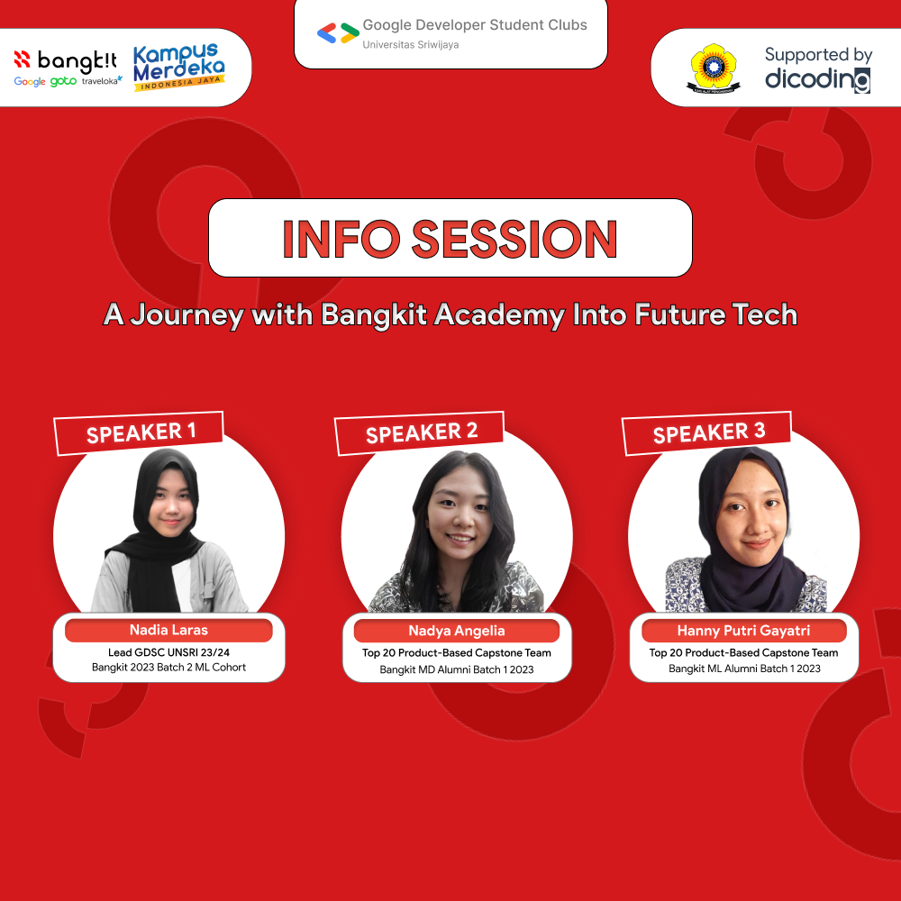 Info Session: A Journey with Bangkit Academy into Future Tech - Dicoding Indonesia