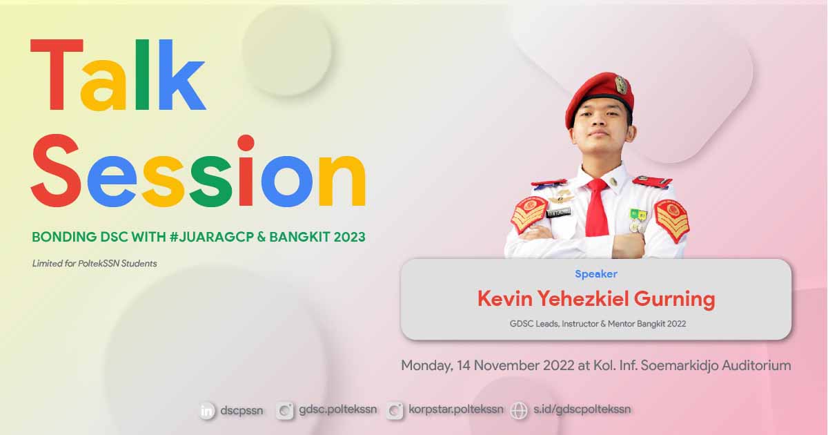 INFO SESSION : BONDING DSC WITH #JUARAGCP & BANGKIT 2023 - Dicoding ...