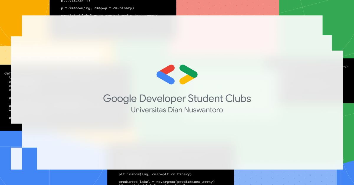 Info Session Core Team GDSC Udinus - Dicoding Indonesia