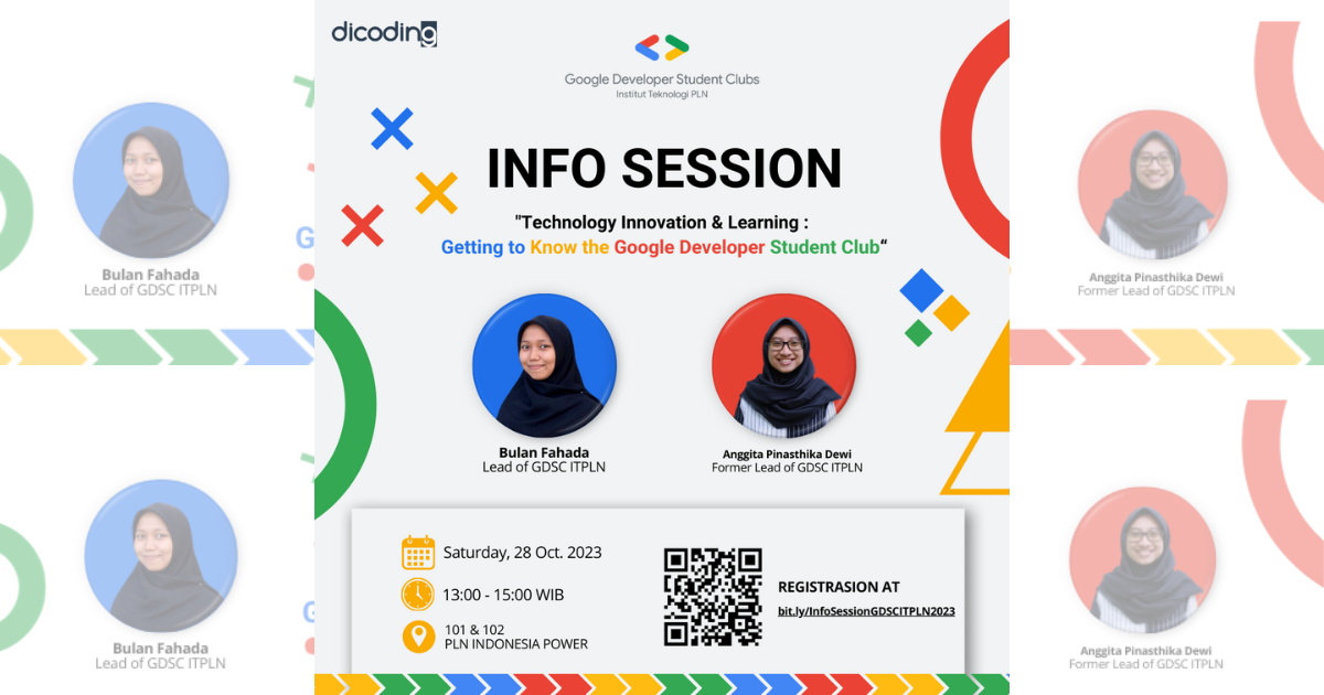INFO SESSION : "Technology Innovation & Learning" Getting to Know the Google Developer Student ...