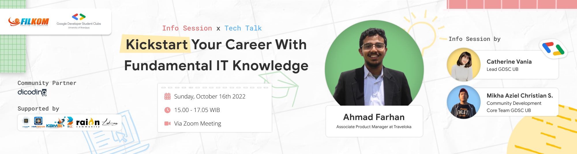 Info Session x Tech Talk : Kickstart Your Career With Fundamental IT ...