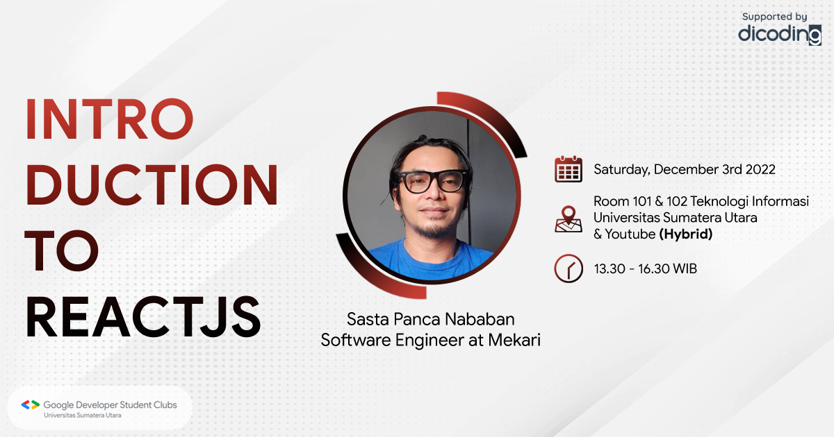 Introduction to ReactJS - Dicoding Indonesia