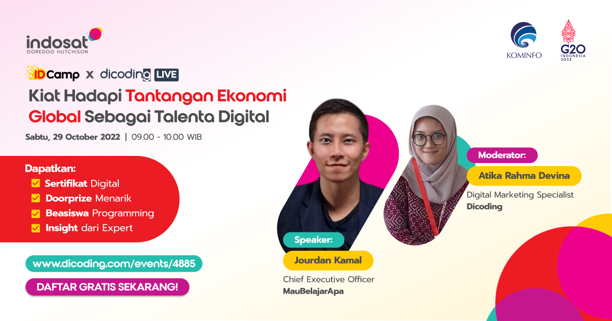 Kiat Hadapi Tantangan Ekonomi Global Sebagai Talenta Digital - Dicoding Indonesia