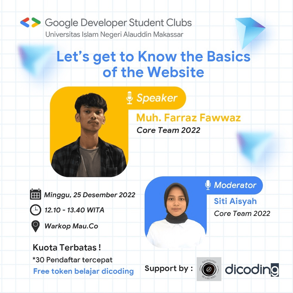 Let's get to Know the Basics of the Website - Dicoding Indonesia