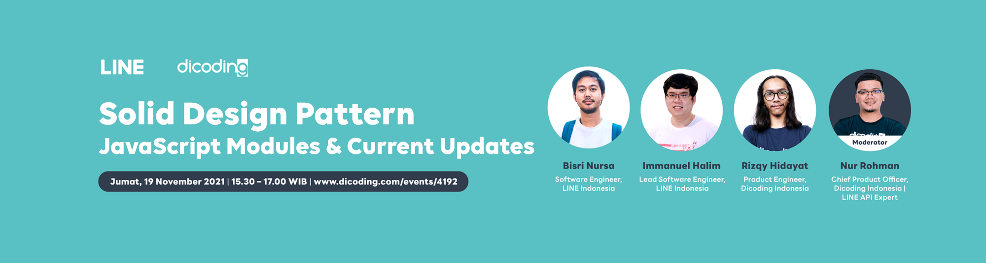 LINE Indonesia x Dicoding : Webinar Engineering Solid Design Pattern ...