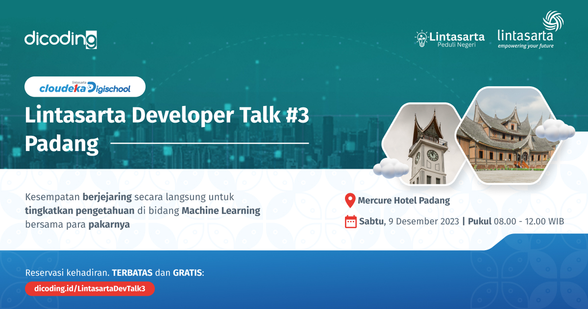 [Offline] Lintasarta Developer Talk #3 - Padang - Dicoding Indonesia