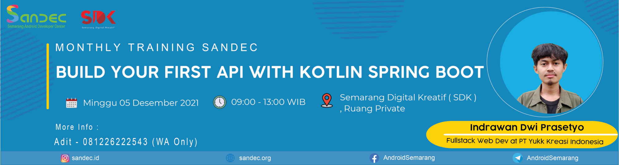 Monthly Training #17 : Build Your First API with Kotlin Spring Boot - Dicoding Indonesia