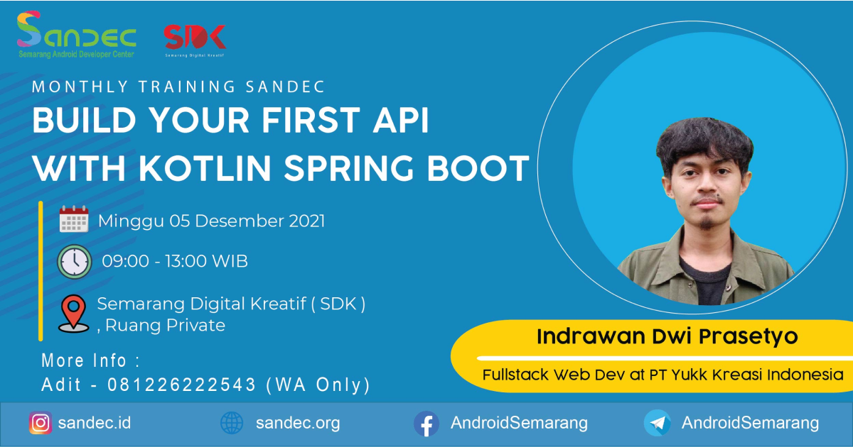 Monthly Training #17 : Build Your First API with Kotlin Spring Boot - Dicoding Indonesia