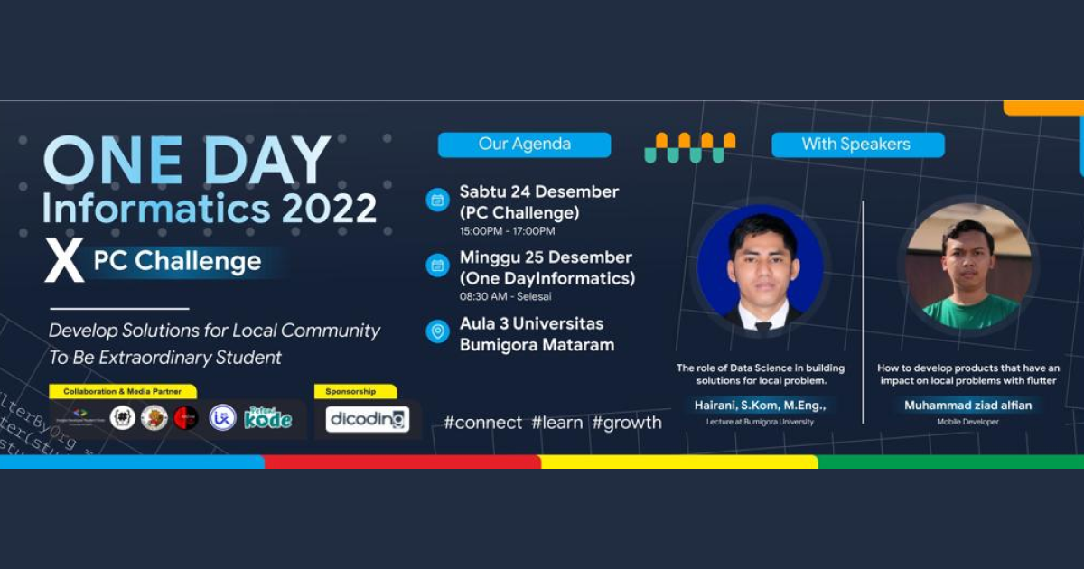 One Day Informatics with PC Challenge - Dicoding Indonesia